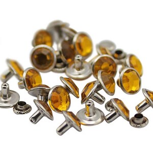 Rhinestone Rivet Stud Setter Kit - Includes Over 1000 Pieces Dies Hand ...