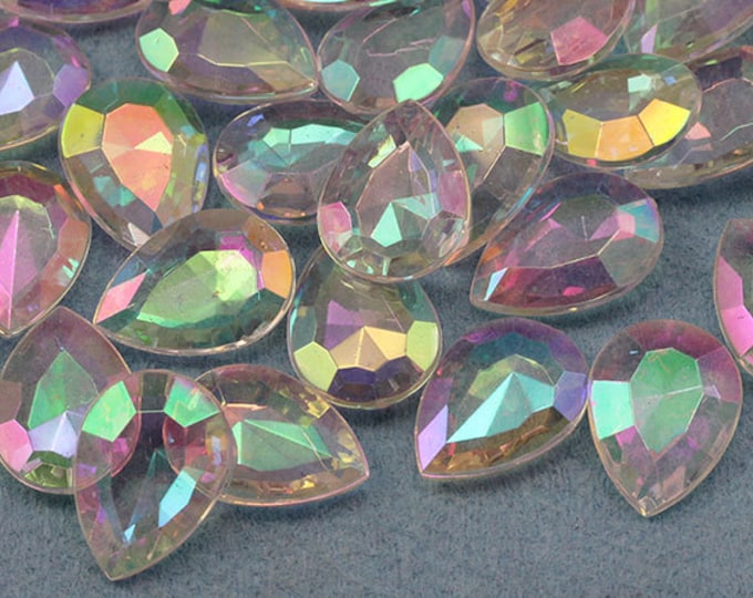 16mm Heart Decorating Gems AB Coating for Table Scatter - Etsy