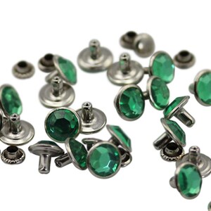 Rhinestone Rivet Stud Setter Kit - Includes Over 1000 Pieces Dies Hand ...