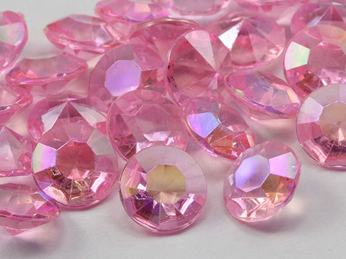 14mm 10 Carats Diamond Confetti AB Coating For Table Scatter | Etsy