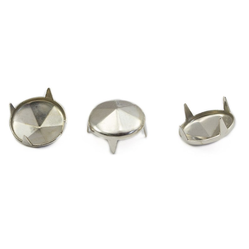 Silver Decorative Metal Clothing Studs. DIY Pronged Studs for - Etsy
