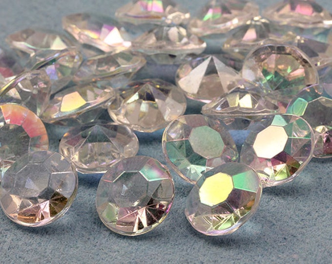 16mm Heart Decorating Gems AB Coating for Table Scatter - Etsy