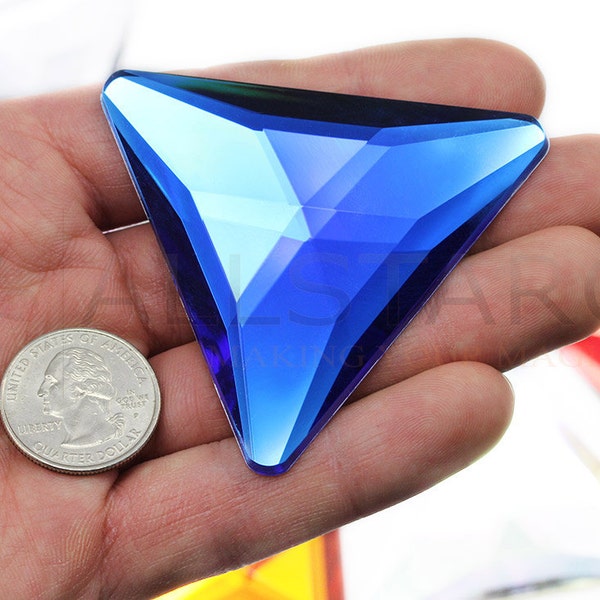 Large Crystal Triangle - Etsy