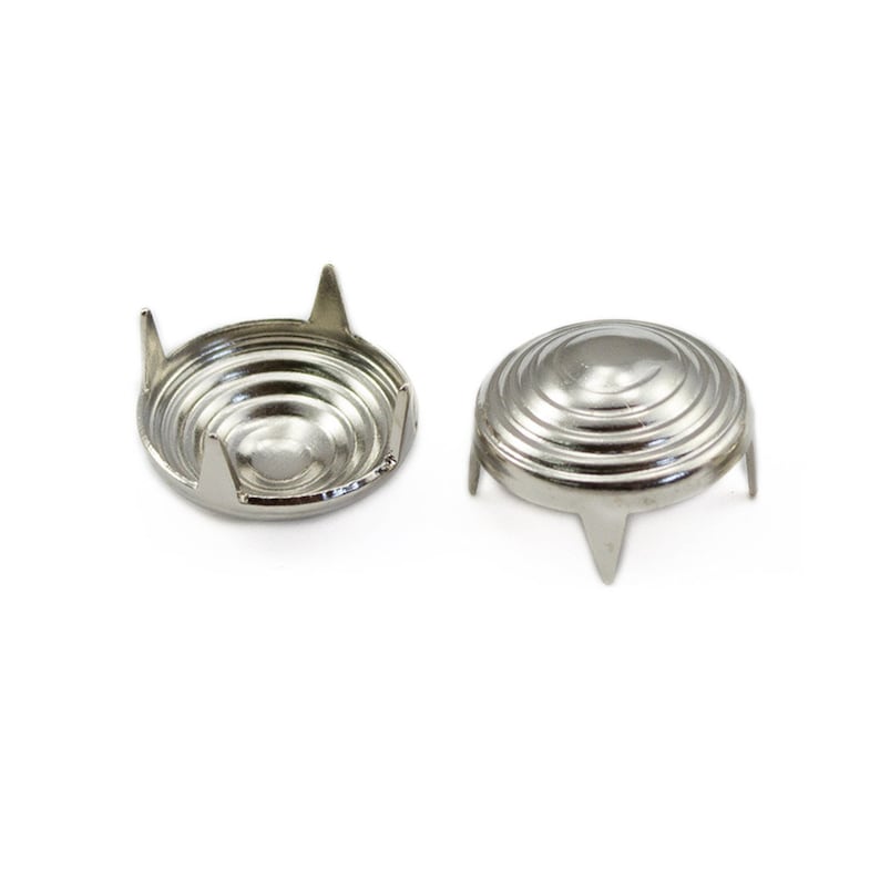 Silver Decorative Metal Clothing Studs. DIY Pronged Studs for | Etsy