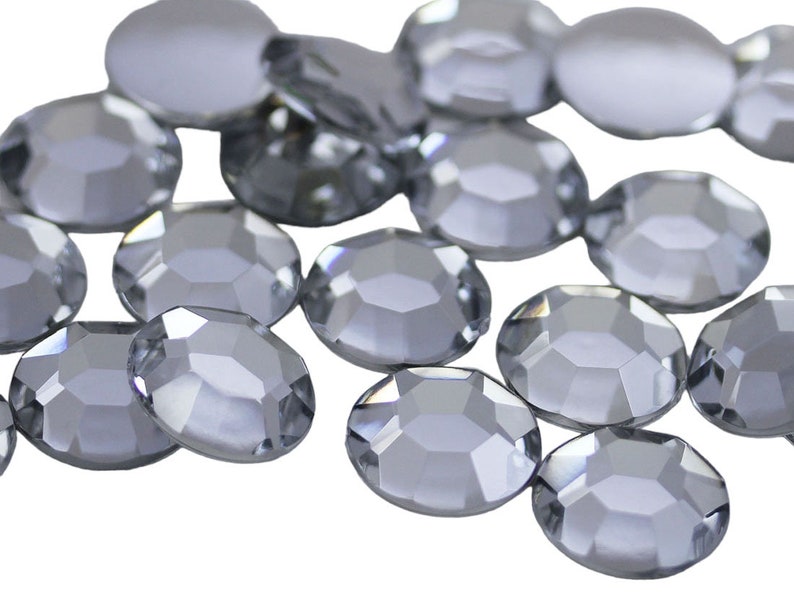 50pcs 15mm Flat Back Acrylic Rhinestones for Scrapbooking 19/32 ...