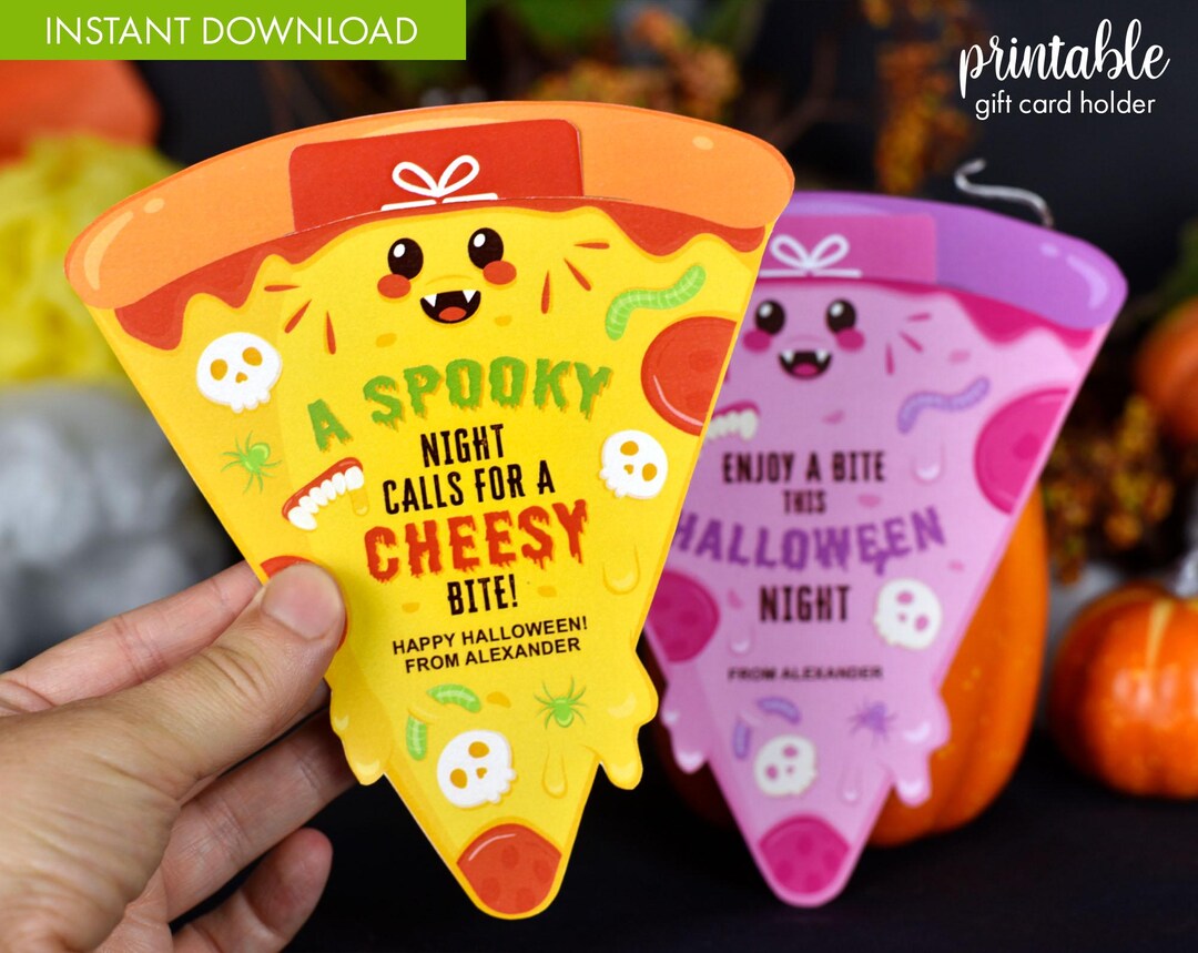 Halloween Gift Card Holder | Printable Coffee Card Holder | Teacher ...