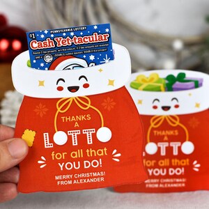 Printable Christmas Lotto Scratch Card Holder | Teacher Appreciation ...