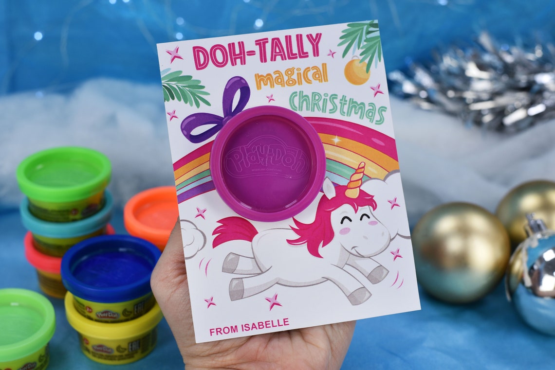 Printable Christmas Play Dough Holders: Holiday Classroom Gifts (8 ...