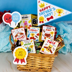 Printable Father's Day Treat Tags | Candy Grams | Father's Day Gift ...