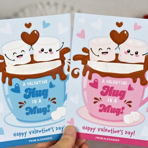 Printable Valentine's Day Hot Chocolate Tags | Valentines Classroom ...