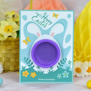 Play Dough Easter Gift Card Printable Class Easter Gifts Non-candy Gift ...