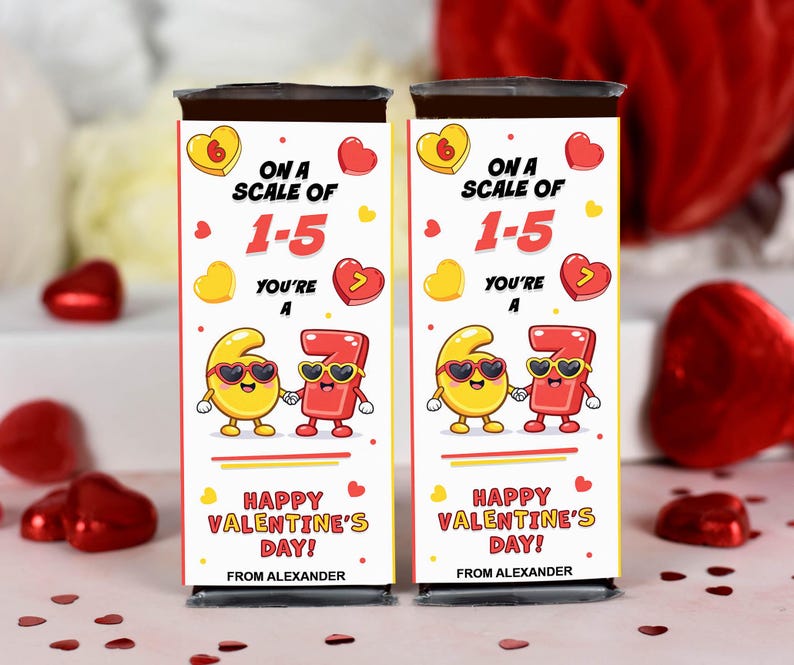 Valentine's Day 67 Candy Bar Wrapper for Kids & Tweens Gen Alpha Slang ...