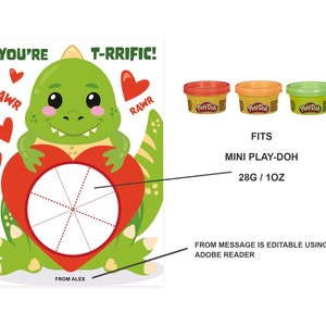 Play Dough Valentines Gift Card | Printable Class Valentine Day Gifts ...