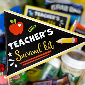 Printable Teacher Survival Kit | Teacher Appreciation Week Present ...