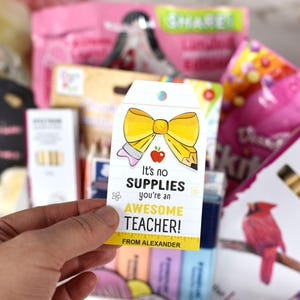 Printable Teacher Appreciation Gift Tags (PDF Download) - Etsy