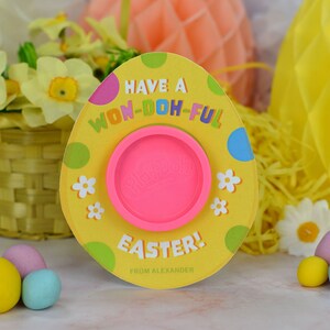 Easter Play Dough Gift Card | Printable Class Easter Gifts | Non-candy ...