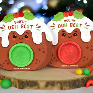 Christmas Play Dough Holders | Printable Holiday Class Gifts | 8 ...
