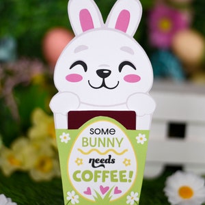 Printable Easter Gift Card Holder: Bunny & Chick Design (PDF) - Etsy