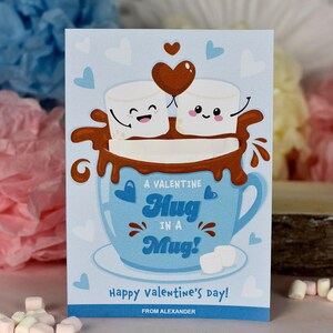Printable Valentine's Day Hot Chocolate Tags | Valentines Classroom ...