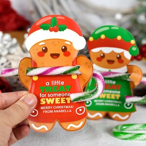 Printable Christmas Candy Cane Holder | Classroom Gift | Christmas ...