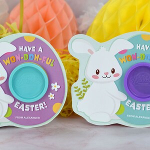 Printable Easter Play Dough Gift Card Holders: 6 Designs (PDF) - Etsy
