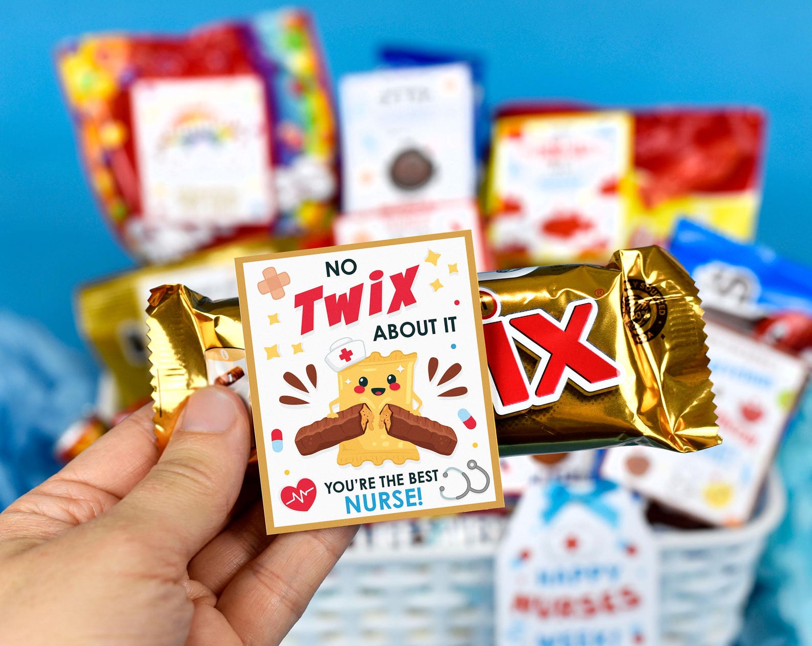 Printable Nurse Appreciation Candy Grams: Gift Tags (digital Download ...