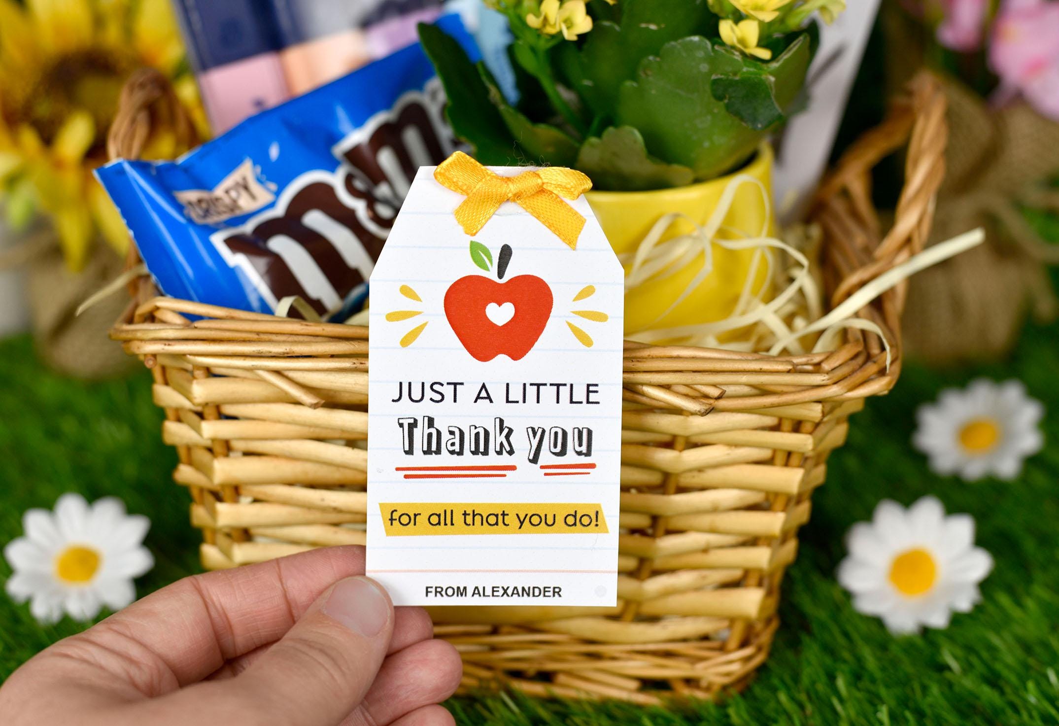 Printable Apple Gift Tags: Teacher Appreciation Week (PDF) - Etsy