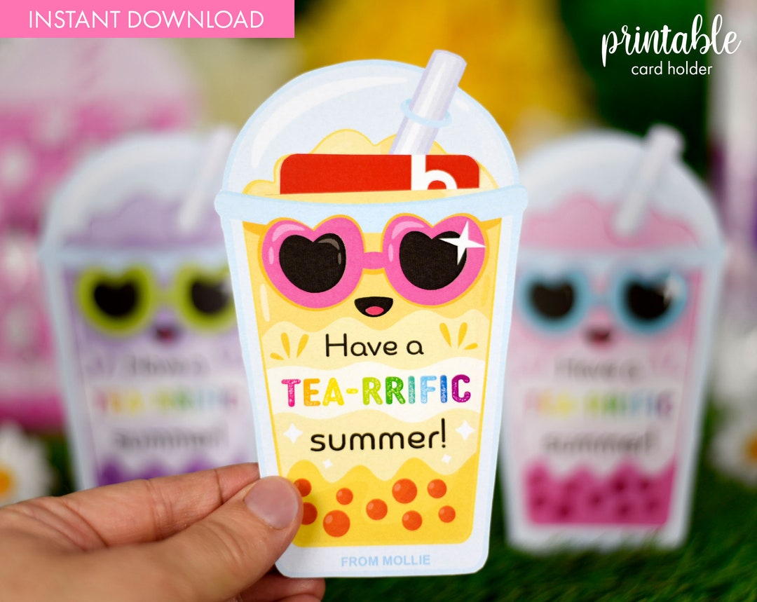 Printable Teacher Appreciation Gift Card Holder | Personalized Teacher ...