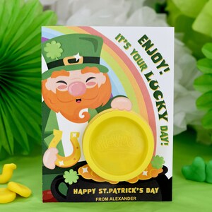 Play Dough St Patricks Day Gift Card | Printable Class St Patricks Day ...