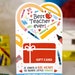 Printable Teacher Appreciation Gift Card Holder: Heart Design (PDF) - Etsy