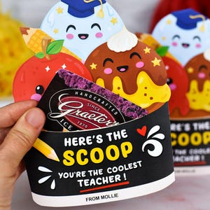 Printable Teacher Appreciation Gift Card Holder | Personalized Teacher ...