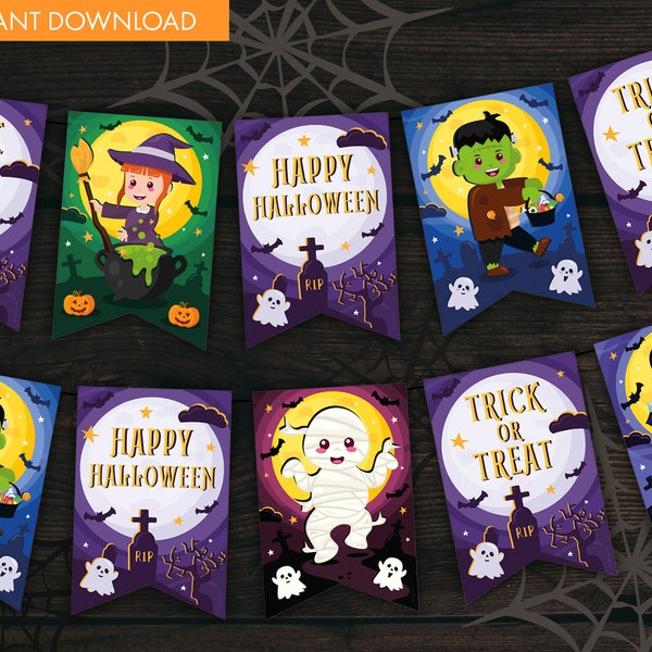 Halloween Bunting - Etsy