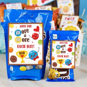 Printable Father's Day Treat Tags | Candy Grams | Father's Day Gift ...