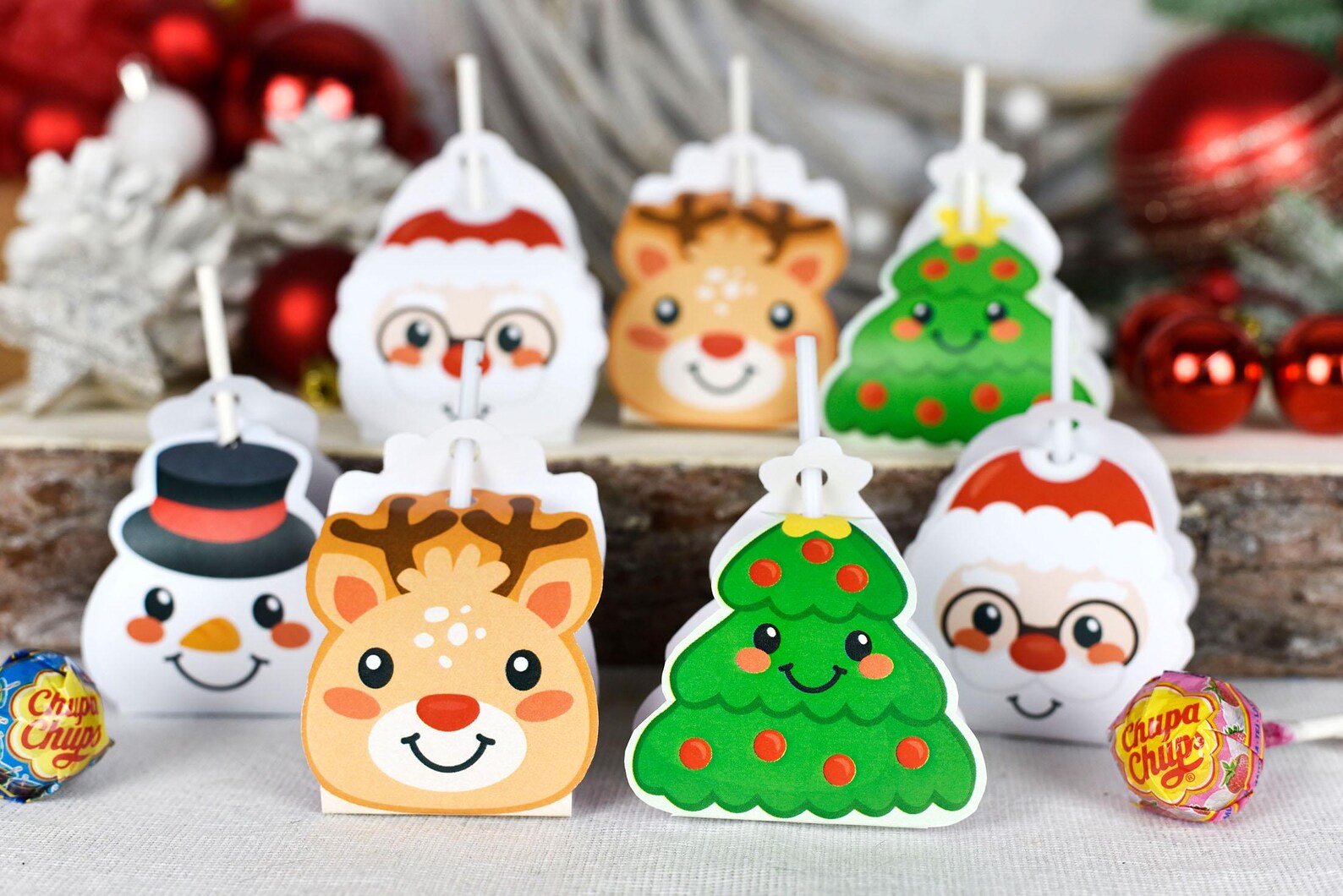 Cute Printable Christmas Lollipop Holders | Classroom Gift | Christmas ...