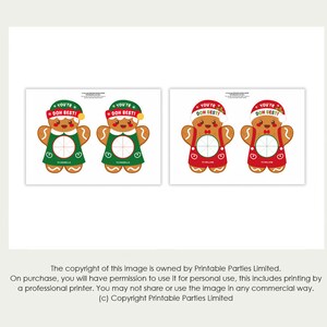 Christmas Play Dough Holder Gingerbread | Printable Holiday Class Gifts ...