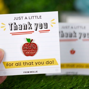 Printable Teacher Appreciation Gift Pin Badge Holder Teacher ...