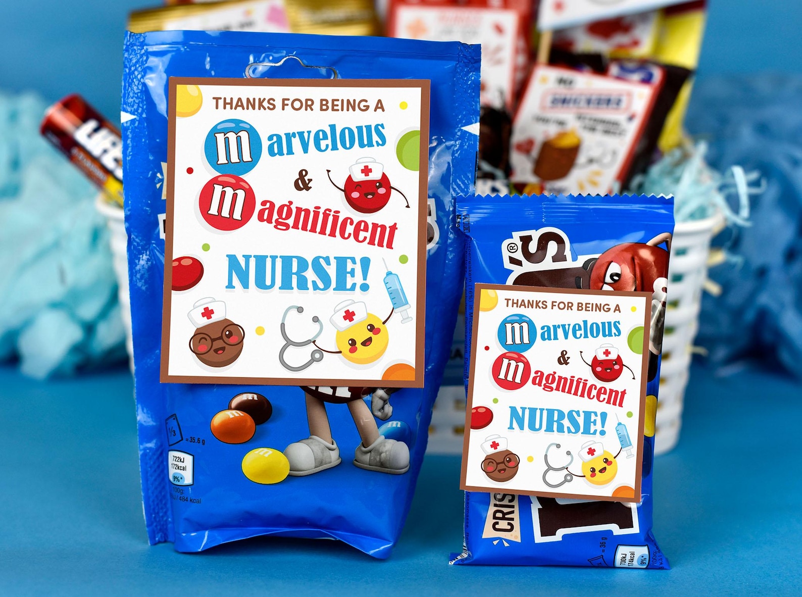 Printable Nurse Appreciation Candy Grams: Gift Tags (digital Download ...