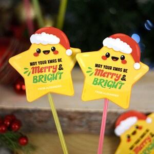 Printable Christmas Glow Stick Tag | Classroom Gift | Christmas Favor ...