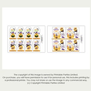 Printable Halloween Chips Tag and Bag Topper | Halloween Gift for Kids ...