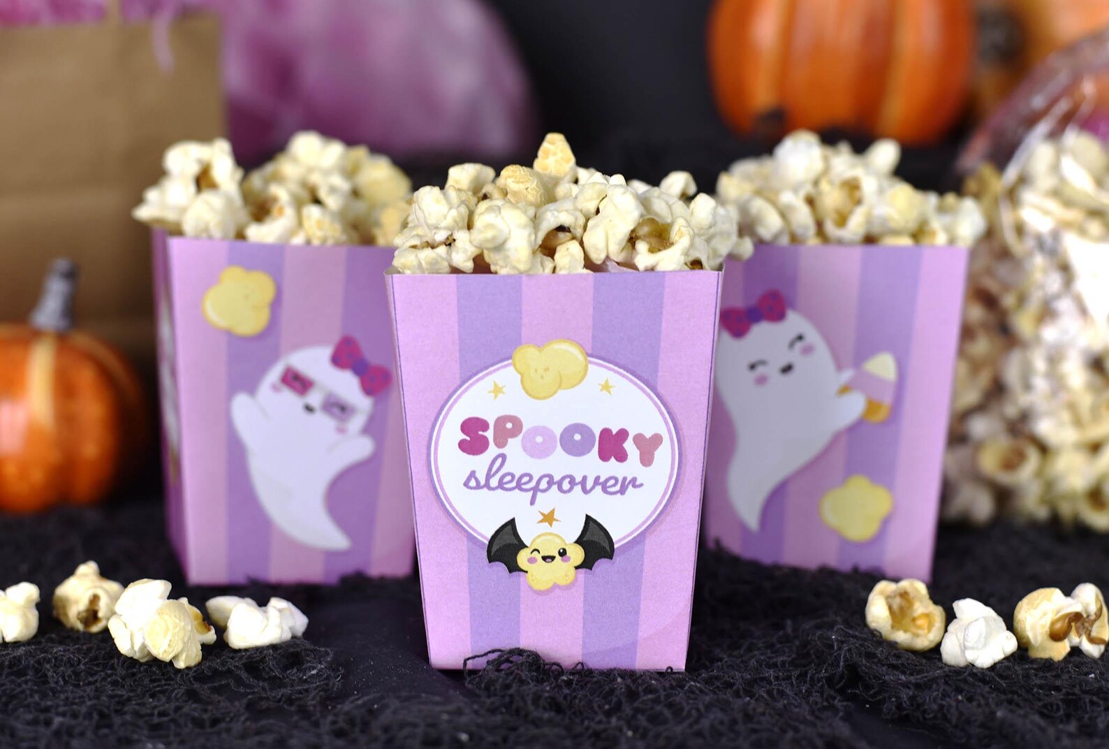 Printable Halloween Spooky Sleepover Snack Box (PDF) - Etsy