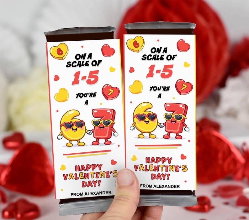 Valentine's Day 67 Candy Bar Wrapper for Kids & Tweens Gen Alpha Slang ...