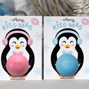 Printable Christmas Lip Balm Holder | Christmas Teacher Gift | Lip Balm ...