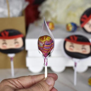 Printable Ninja Lollipop Wrappers: Birthday Party Favors (PDF) - Etsy