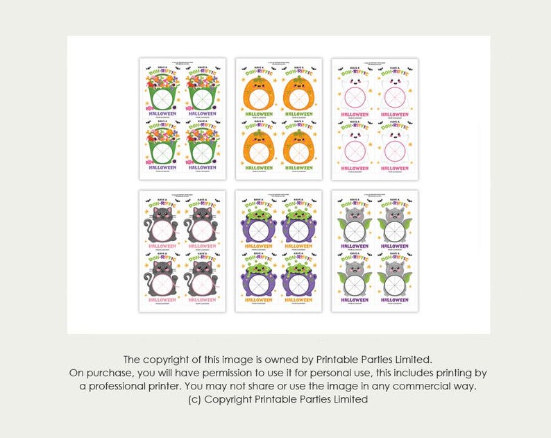 Halloween Play Dough Gift Card: Printable Classmate Favor (PDF) - Etsy