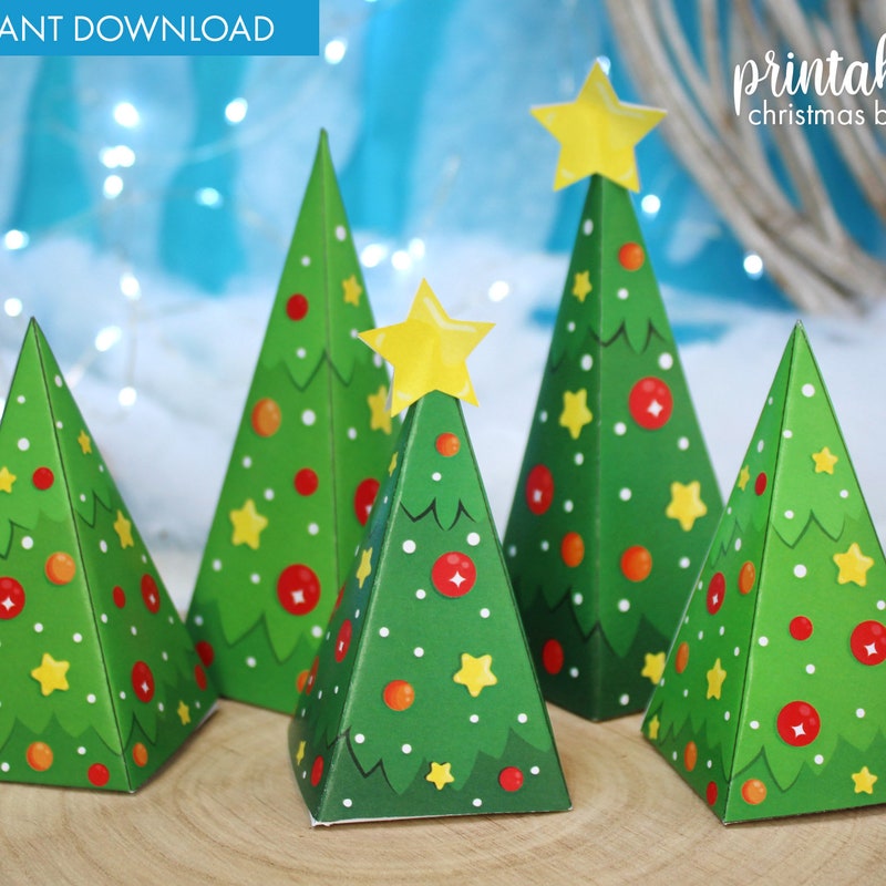 Christmas Tree Box - Etsy