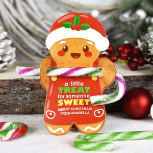 Printable Christmas Candy Cane Holder | Classroom Gift | Christmas ...