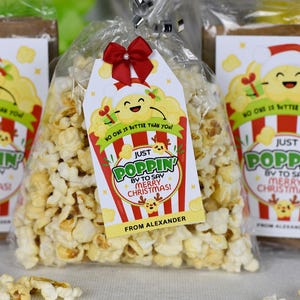 Printable Christmas Popcorn Tag | Christmas Gift Tag for Kids ...