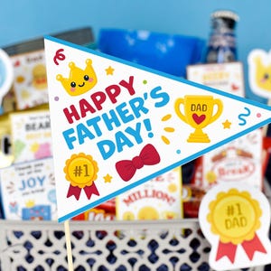 Printable Father's Day Treat Tags | Candy Grams | Father's Day Gift ...