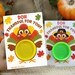 Thanksgiving Turkey Play-doh Cards: Printable Classroom Favors (PDF) - Etsy