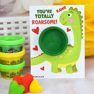 Play Dough Valentines Gift Card | Printable Class Valentine Day Gifts ...